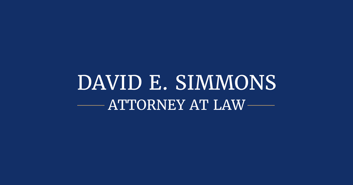 Law Firm - Conway, Greenbrier, AR | David E. Simmons, Attorney At Law